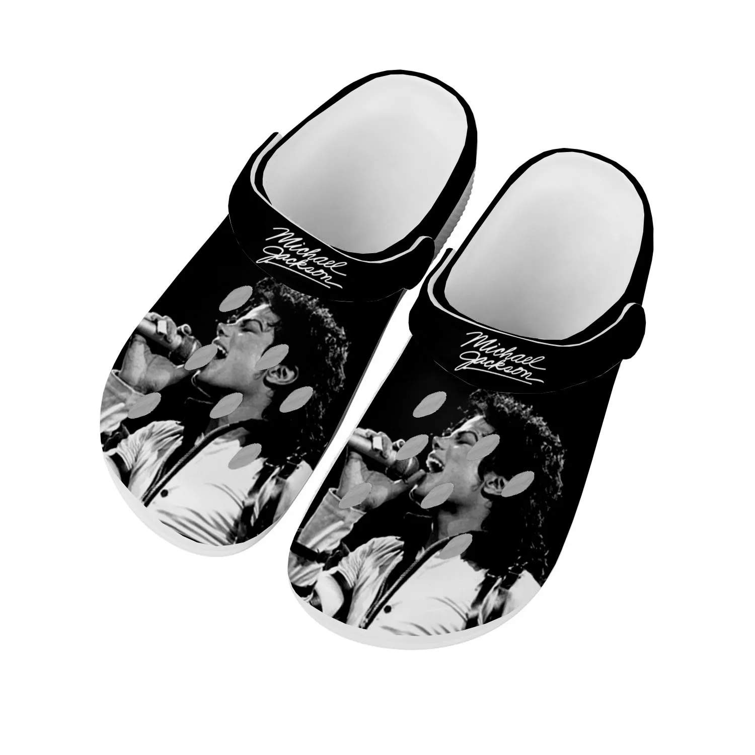 Michael-Jackson-Pop-Singer-Dancer-Home-Clogs-Custom-Water-Shoes-Mens ...