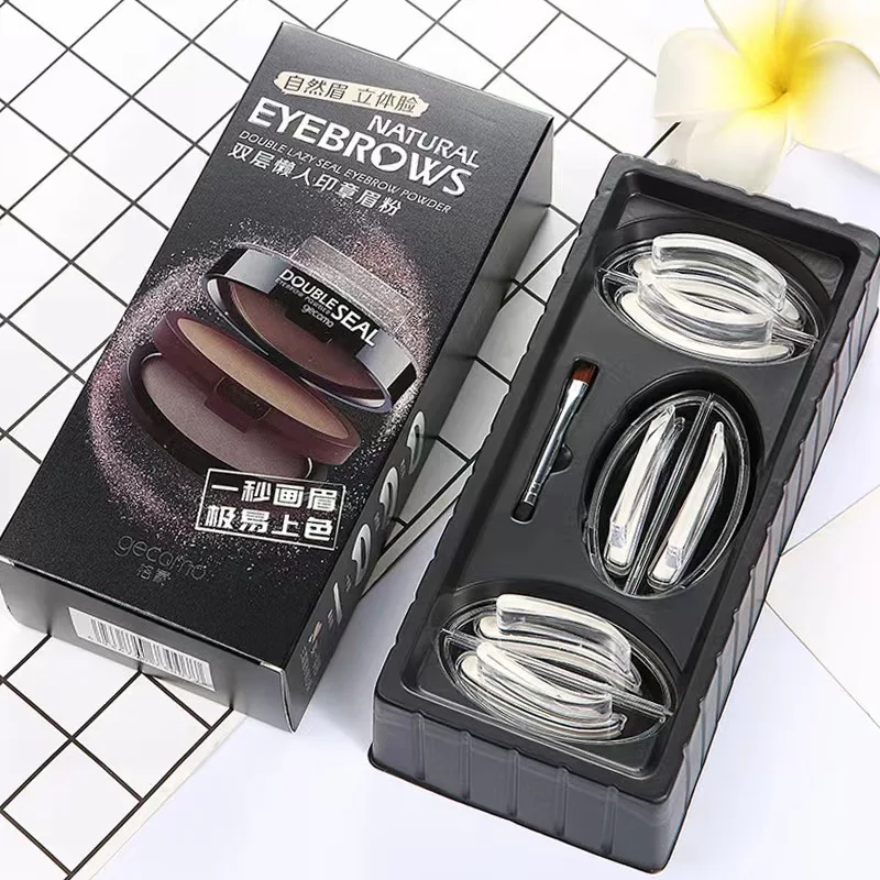 NEW-Adjustable-Eyebrow-Stamp-Kit-Perfect-Arch-Eyebrow-Shadow-Powder ...