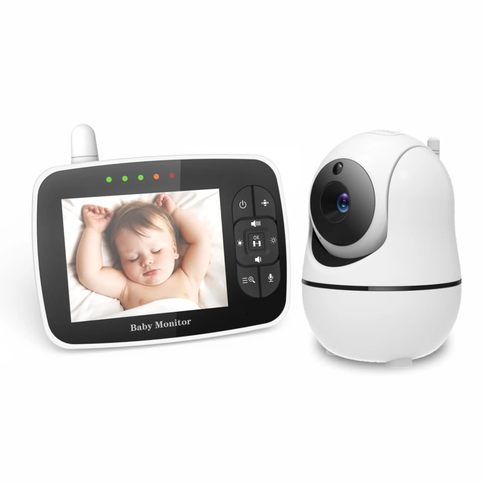 3.5 Inch Wireless Baby Monitor Babyphone Security Video PTZ Camera Bebe ...