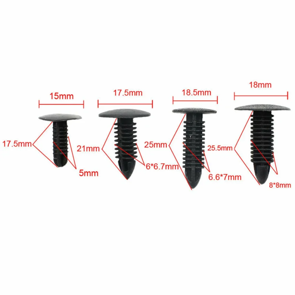 40pcs-Car-Trunk-Roof-Trim-Panel-Fastener-Clip-Mix-Black-Plastic-Rivet-5 ...