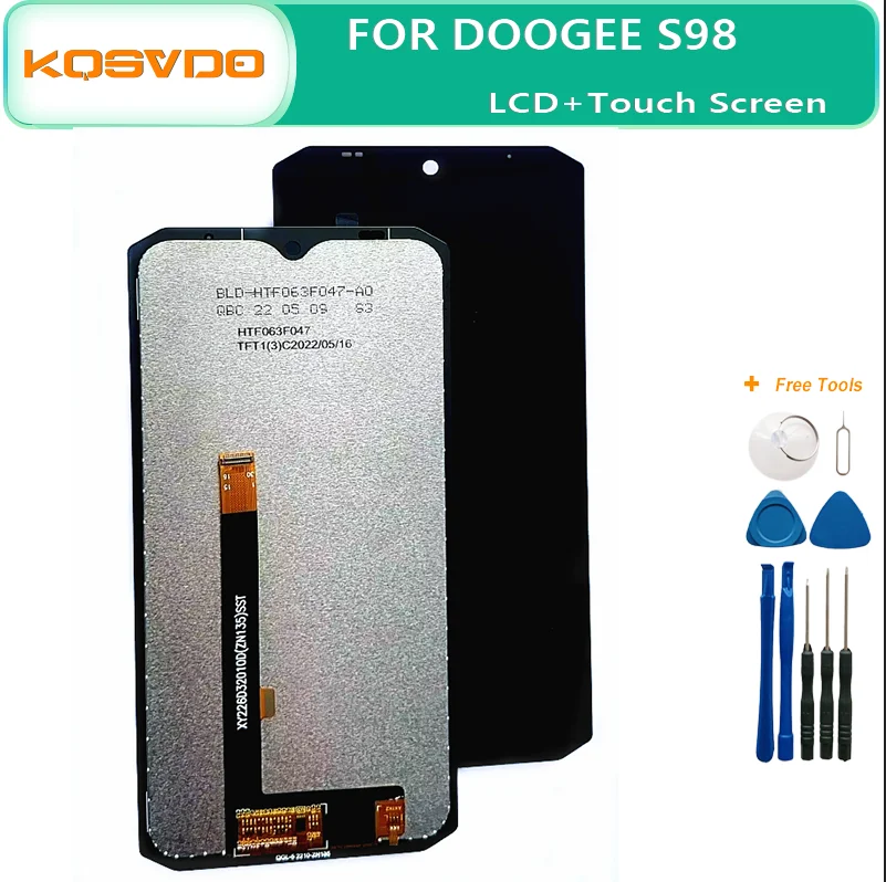 Original DOOGEE S98 DOOGEE S99 LCD Display and Touch Screen Digitizer ...