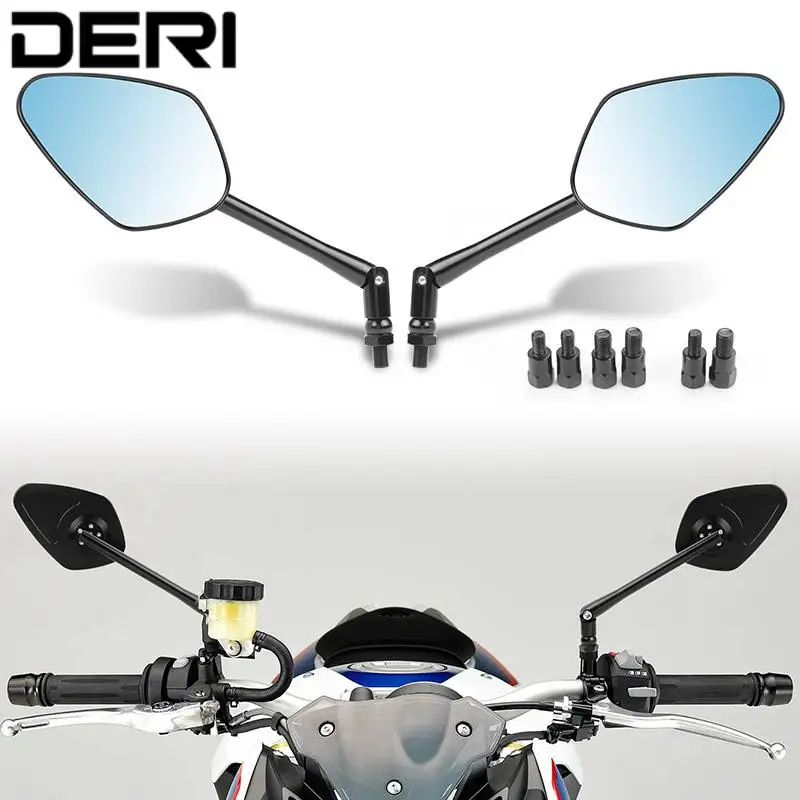1-Pair-8mm-10mm-CNC-Aluminum-Motorcycle-Mirror-Rearview-Rear-View-Side ...