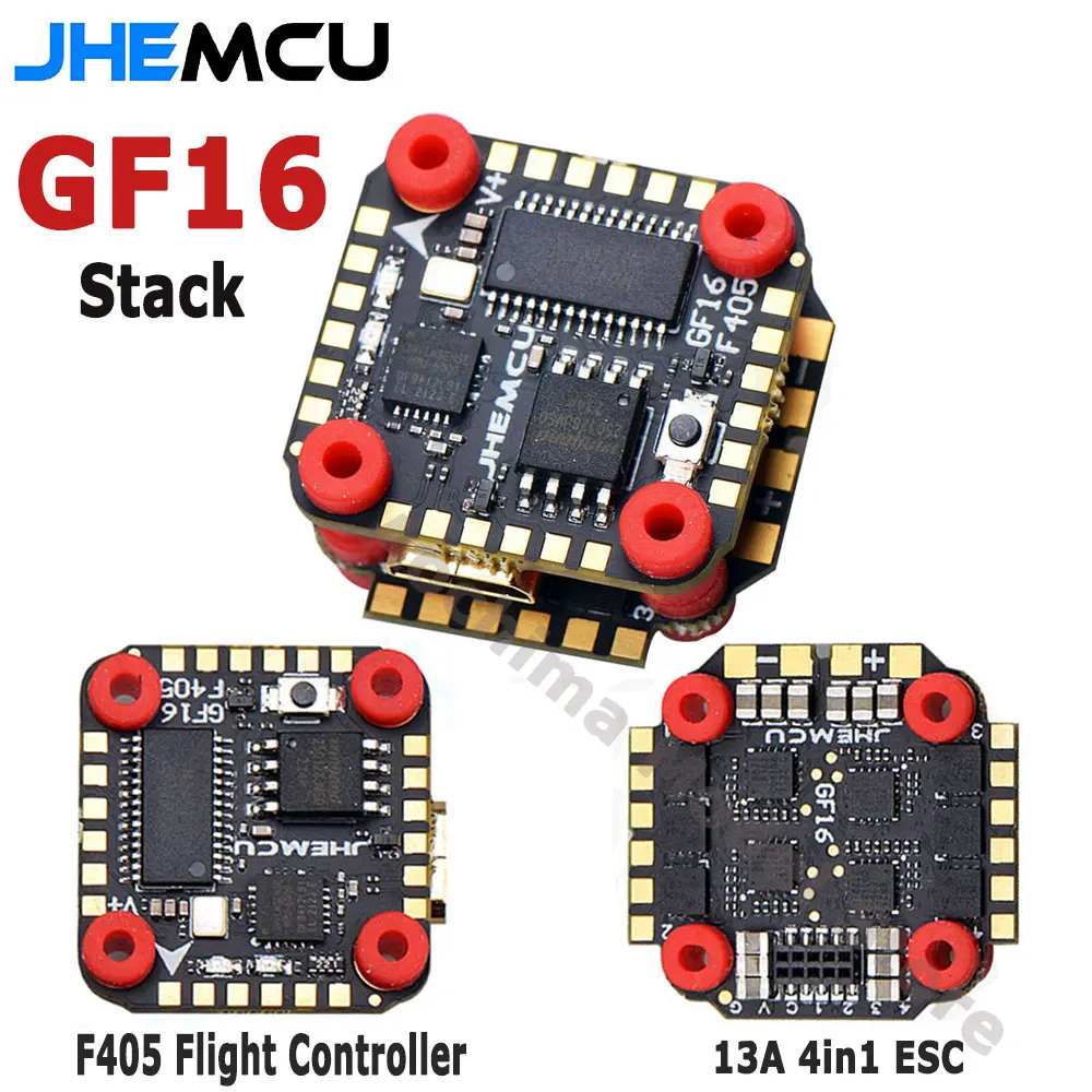 Jhemcu Gf16 Stack F405 Flight Controller Mpu6000 W/ Osd At7456 Blheli_s ...