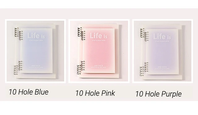 A5 Loose Leaf Korean Binder, 40% OFF