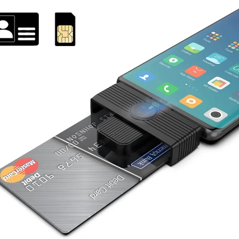 USB-type-c-smart-Card-Reader-memory-ID-Bank-EMV-electronic-DNIE-dni ...