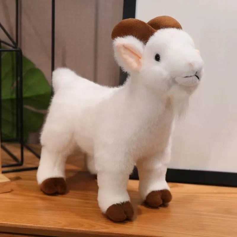 30cm Handmade Simulation Goat Doll Plush Toy Cartoon Anime Cute Pillow ...
