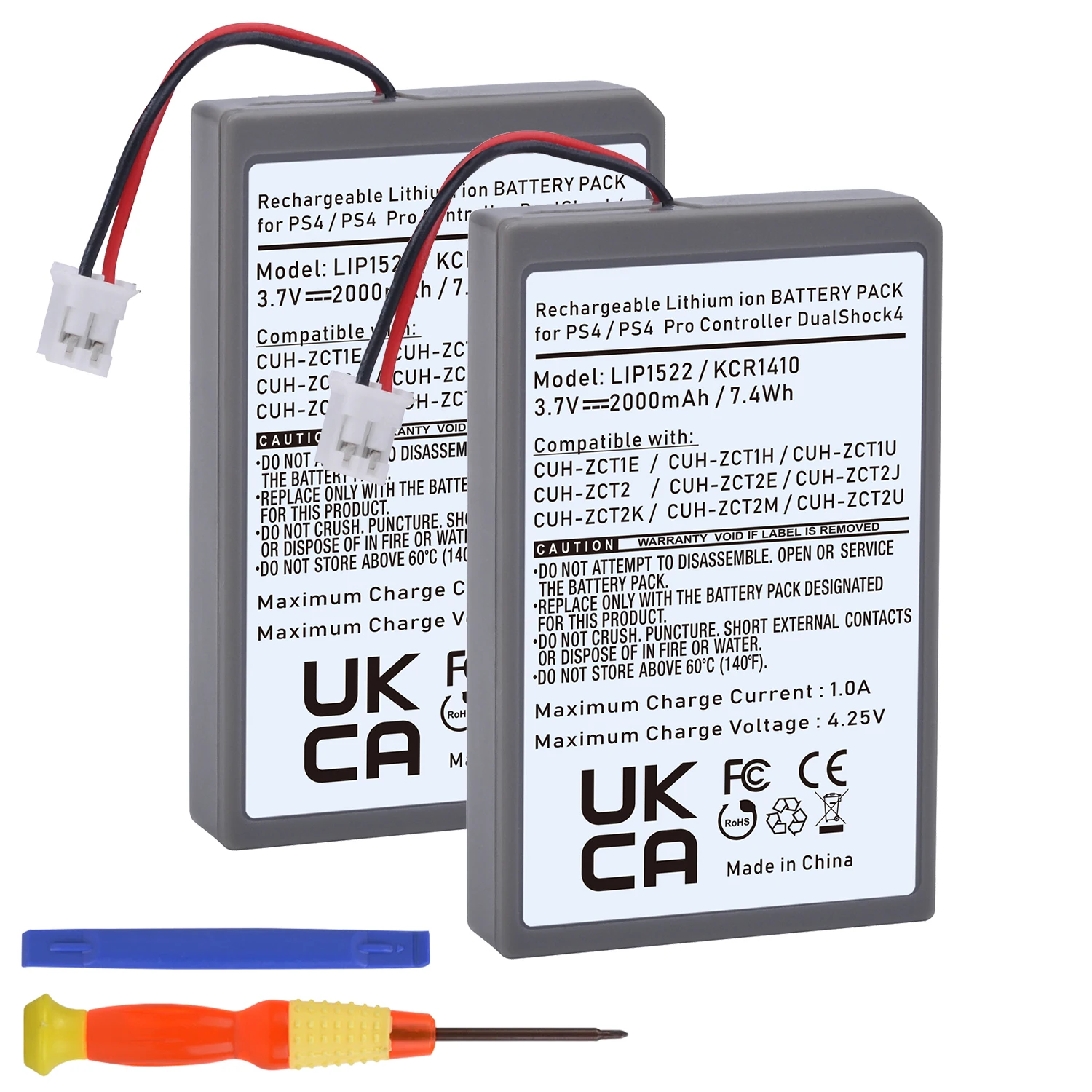 2000mAh-LIP1522-KCR1410-Battery-for-Sony-Playstation-4-PS4-PS4-Pro-Slim ...