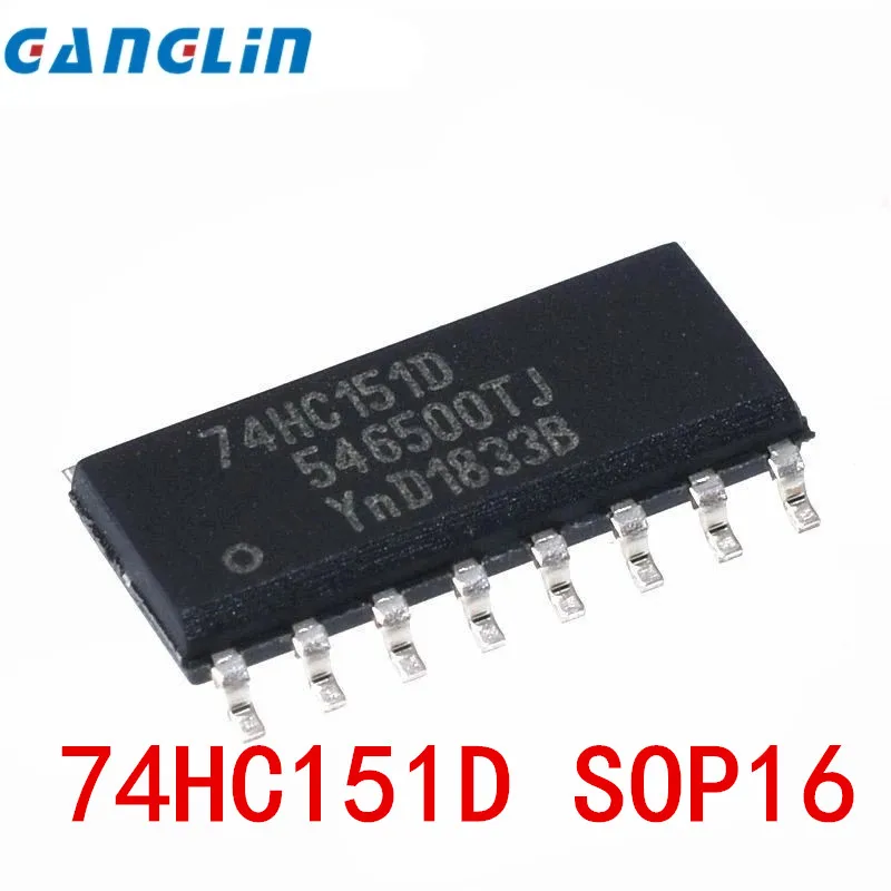 10PCS 74HC151 74HC151D SOP16 8 input multiplexer original 3 orders ...