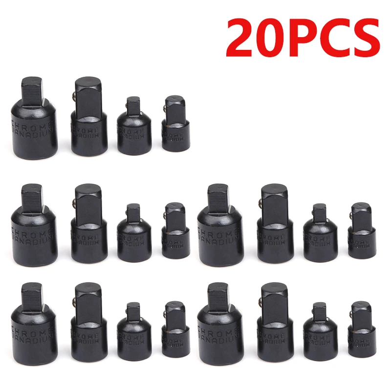 4Pcs/Set 1/4 3/8 1/2 Ratchet Wrench Socket Adapter Spanner Keys Set ...