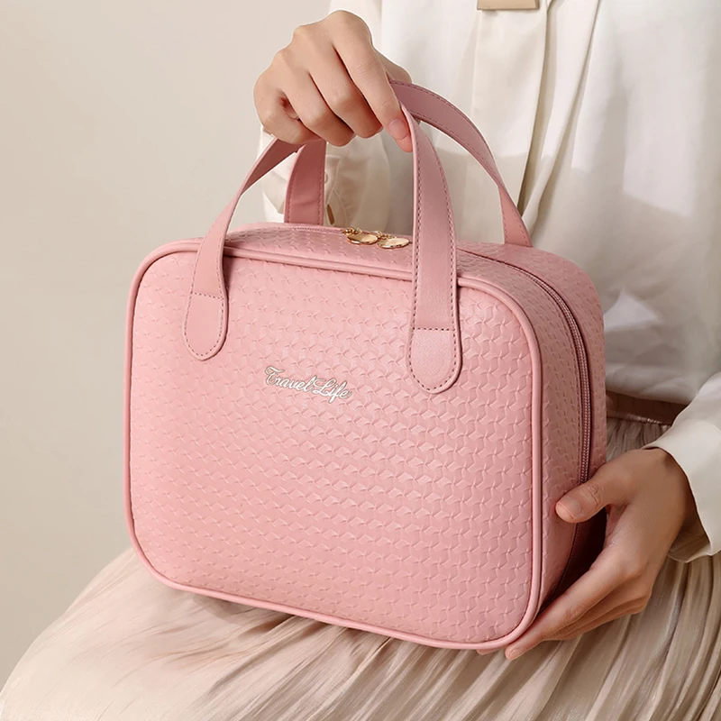 Pu-Women-Tote-Makeup-Bag-Luxury-Large-Capacity-Travel-Organizer ...