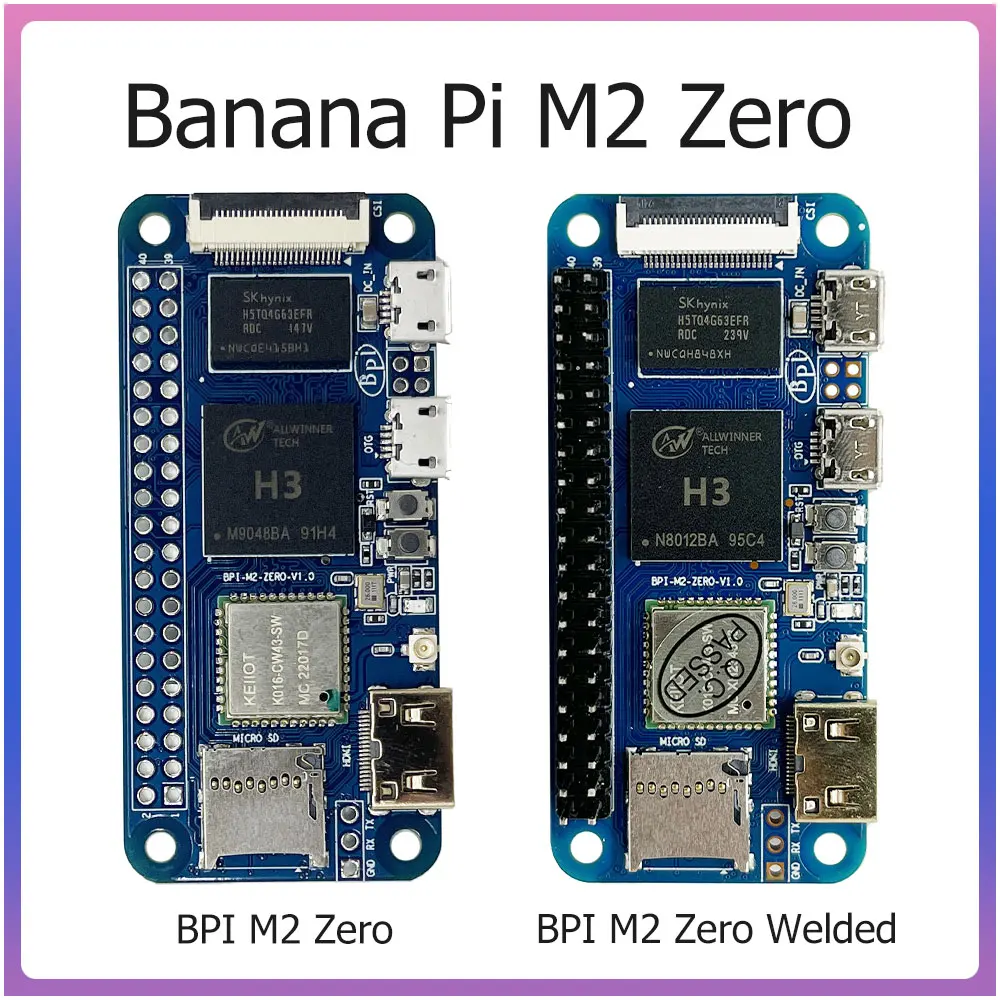 Banana-Pi-M2-Zero-BPI-M2-Zero-Allwinner-H3-del-mismo-tama-o-que ...