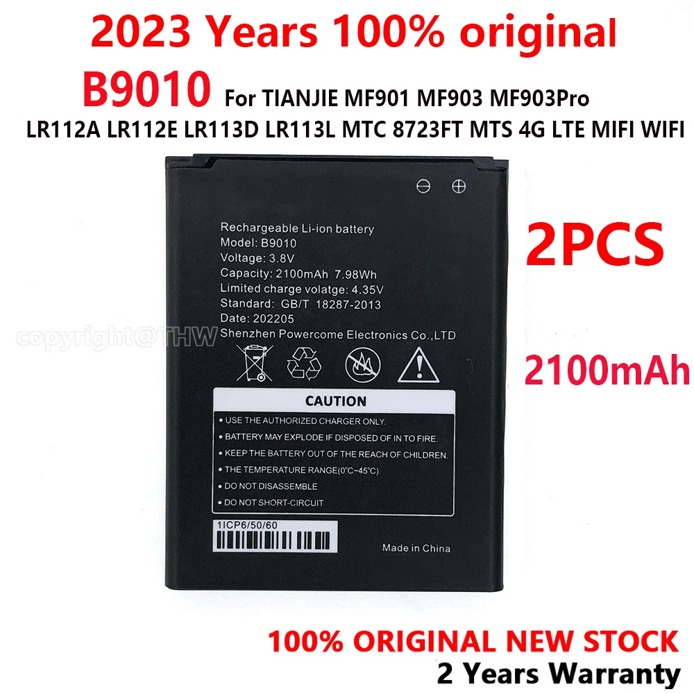 Batería B9010 Original para TIANJIE MF901 MF903 MF903Pro LR112A LR112E LR113D LR113L MTC 8723FT ...