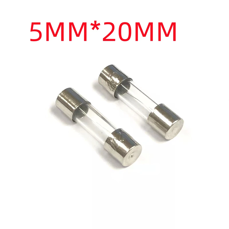 10pcs/lot 5x20mm 6x30mm Fast Blow Glass Tube Fuses 100MA 200MA 315MA ...