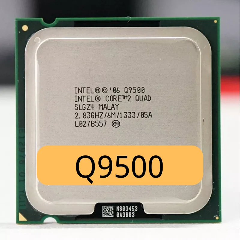 Original Intel Core2 QUAD Q9500 CPU, 2.83G, LGA775, 6MB Cache, Quad ...