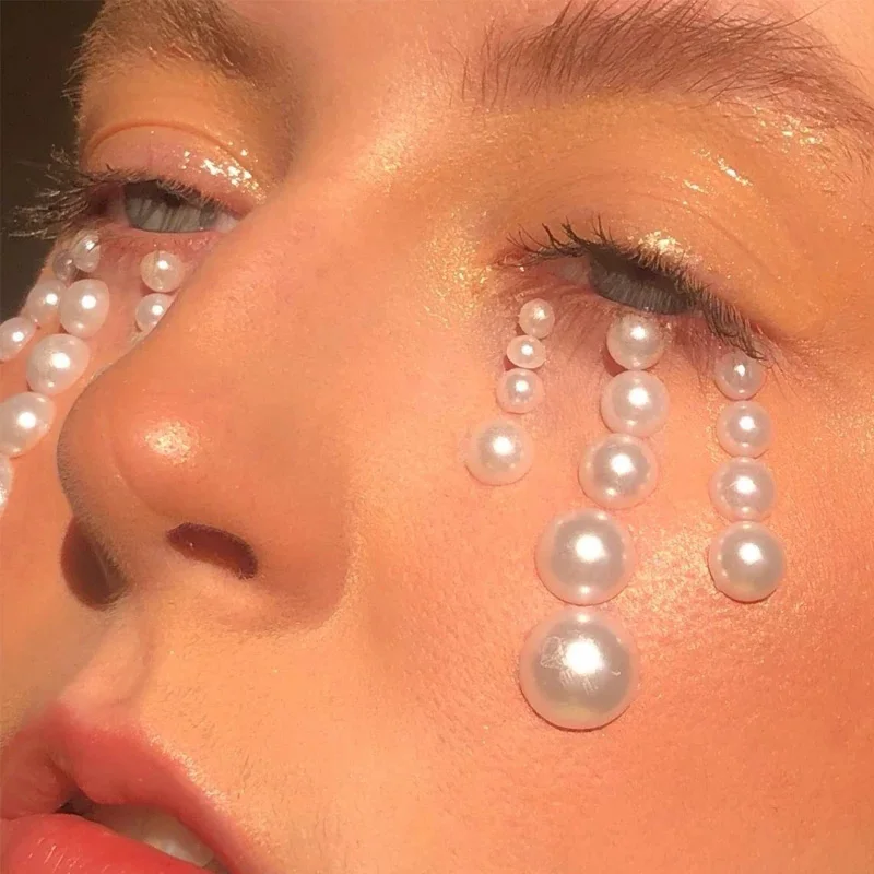 Double Dermal Piercing Face