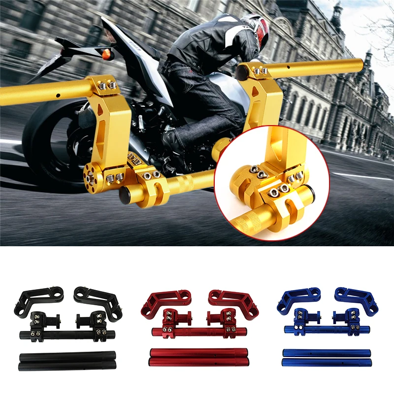 CNC-Motorcycle-Handlebar-7-8-Adjustable-Steering-Removable-Handle-Bar ...