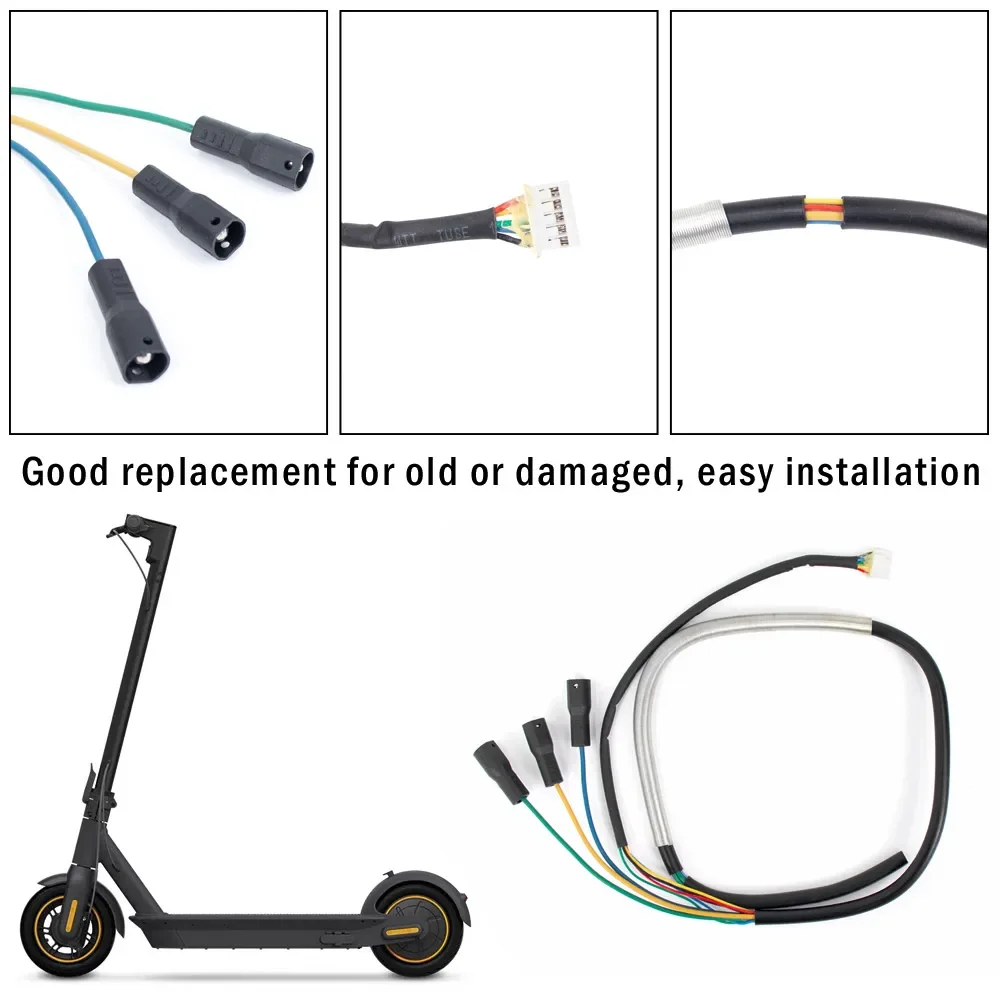 Choice Black New Wheel Motor Wire For Ninebot Max G30 Kickscooter G30d ...