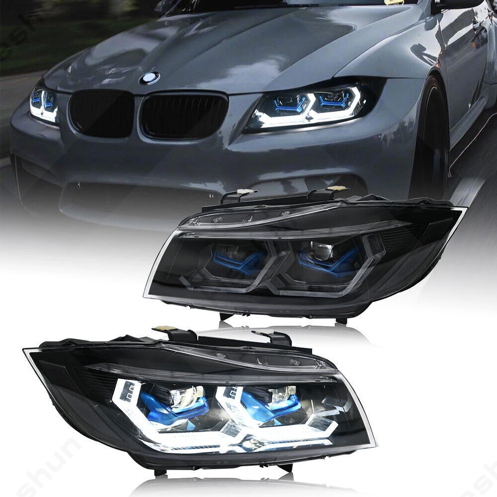 LED-New-M4-Style-Headlamp-For-2005-2012-BMW-E90-Headlights-328i-335i ...