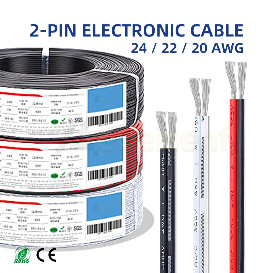 Cable-de-extensi-n-de-alambre-de-2M-5M-10M-20M-24AWG-22AWG-20AWG-para ...