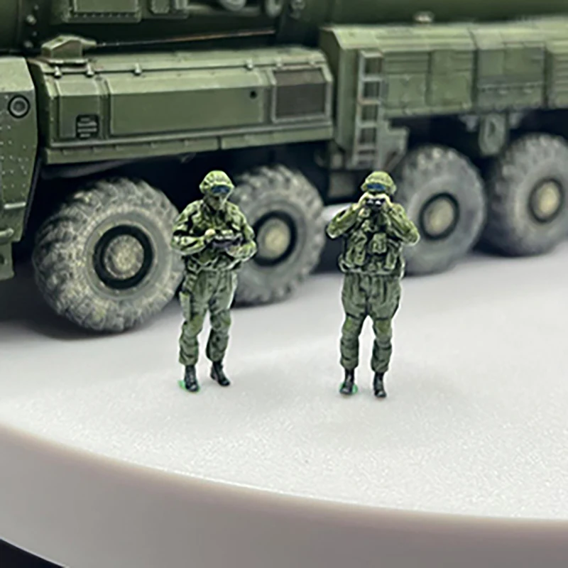1:72 Scale Russian Field Observation Soldier 2pcs Doll Simulation ...