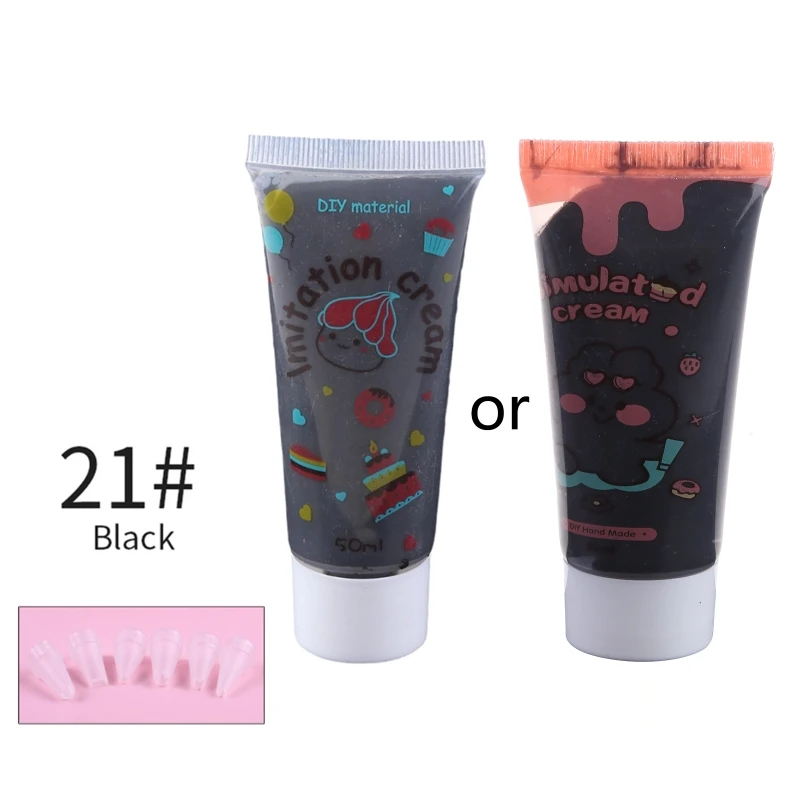 50ml Simulation Imitation Cream Adhesive Gel Diy Fake Whipped Cake ...