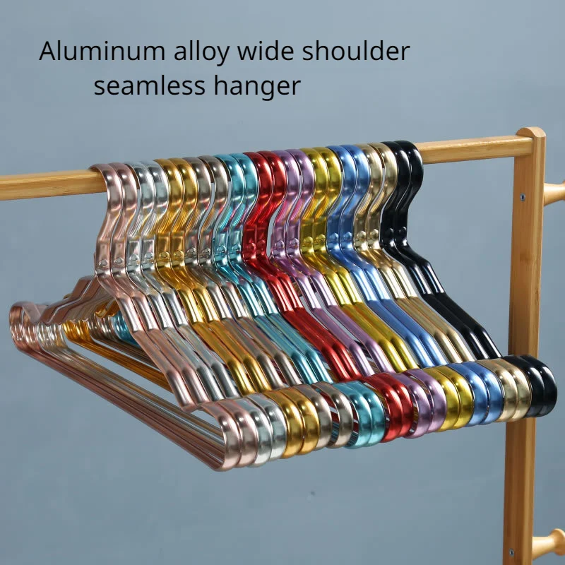 High-Quality-Aluminum-Alloy-Clothes-Rack-Wide-Shoulder-Seamless-Design ...