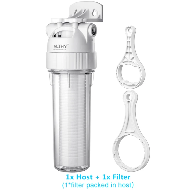 ALTHY 5 Micron Whole House Sediment Water Filter System Prefilter ...