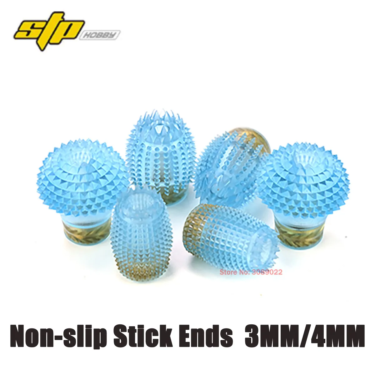 2PCS-STPHOBBY-Non-slip-Transparent-Resin-Radio-Stick-Ends-3mm-4mm-for ...