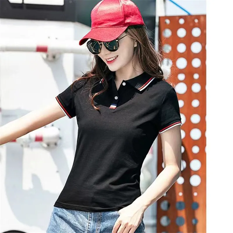 Black Polo Shirts For Women