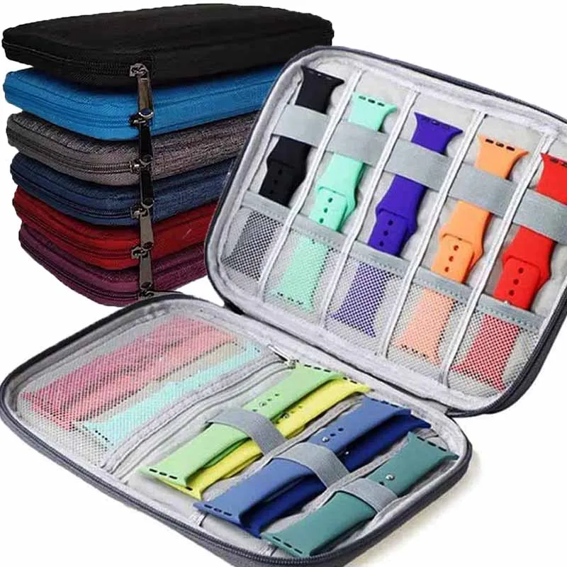 Watch Organizer Case Multifunction Portable Travel For Apple Watch ...