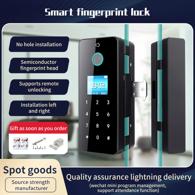 Source-manufacturers-office-smart-lock-fingerprint-password-swipe-card ...