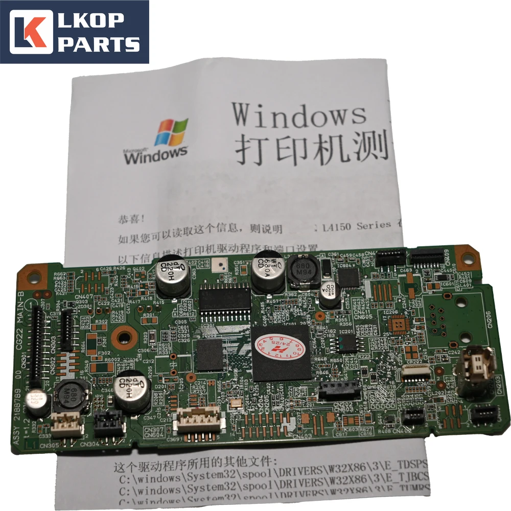 Original Formatter Main MotherBoard For Epson L4150 L4160 L400 L390 ...
