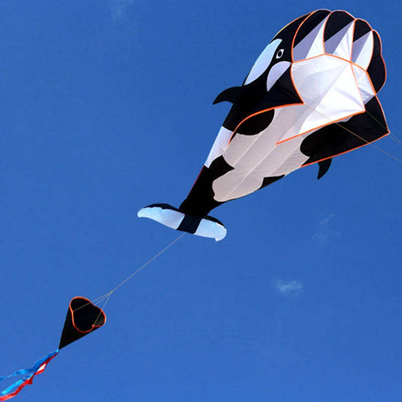 Kite Parachute Parachute | Nylon Inflatable Kite | Flying Kite Dolphin ...