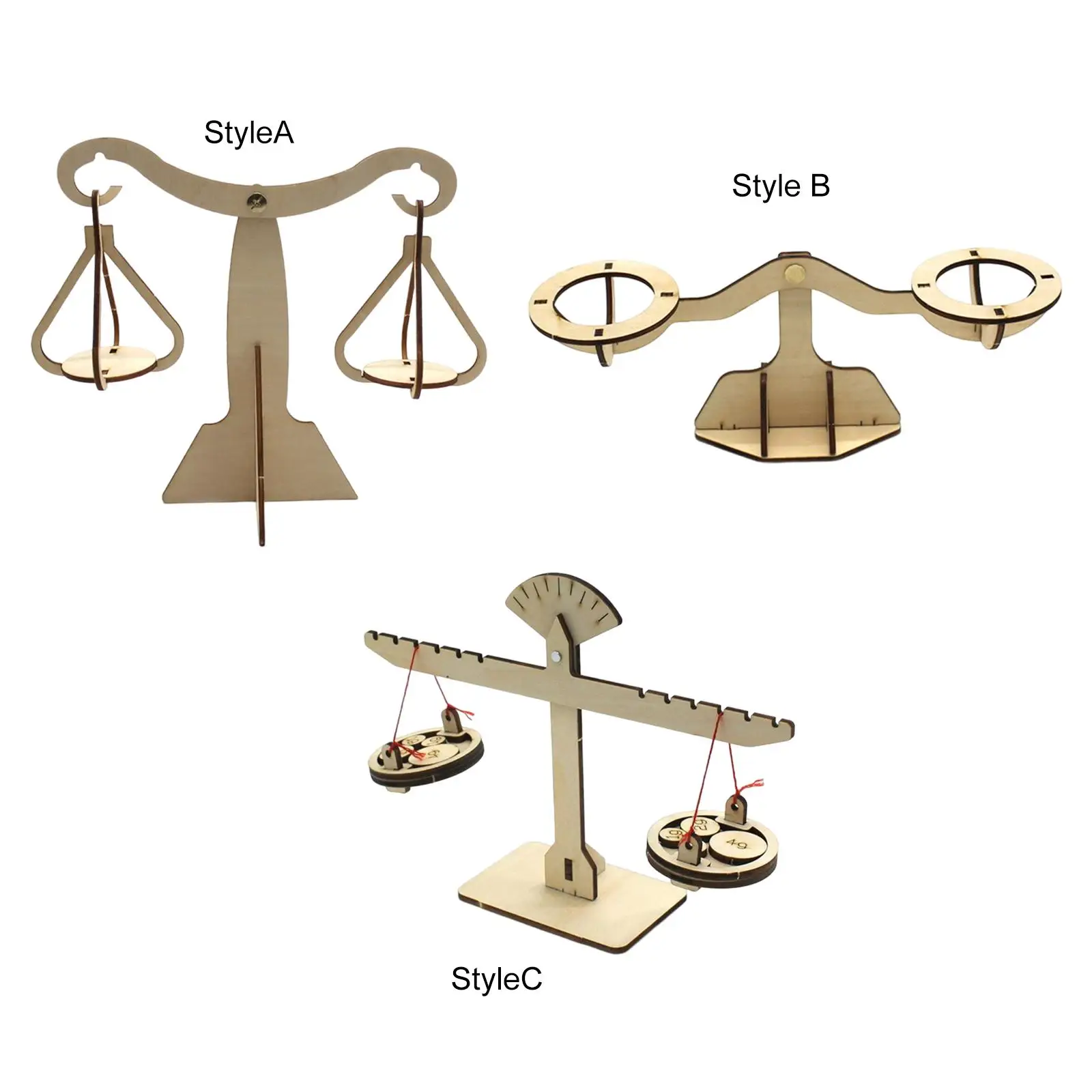 DIY-Balance-Scale-Assemble-Wooden-Balance-Scale-Lever-Math-Teaching ...