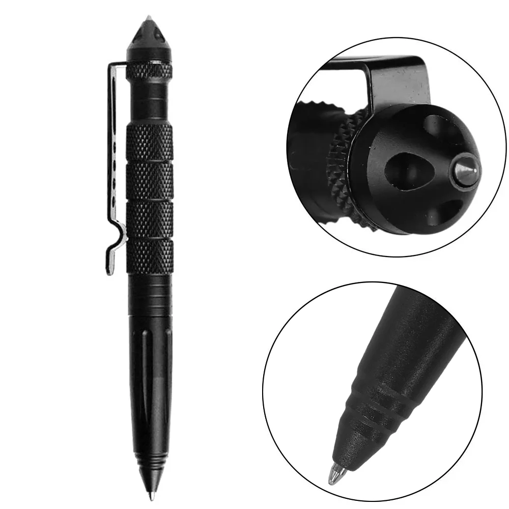 Multifunctional Metal Tactical Pen Anti Skid Emergency Glass Breaker ...