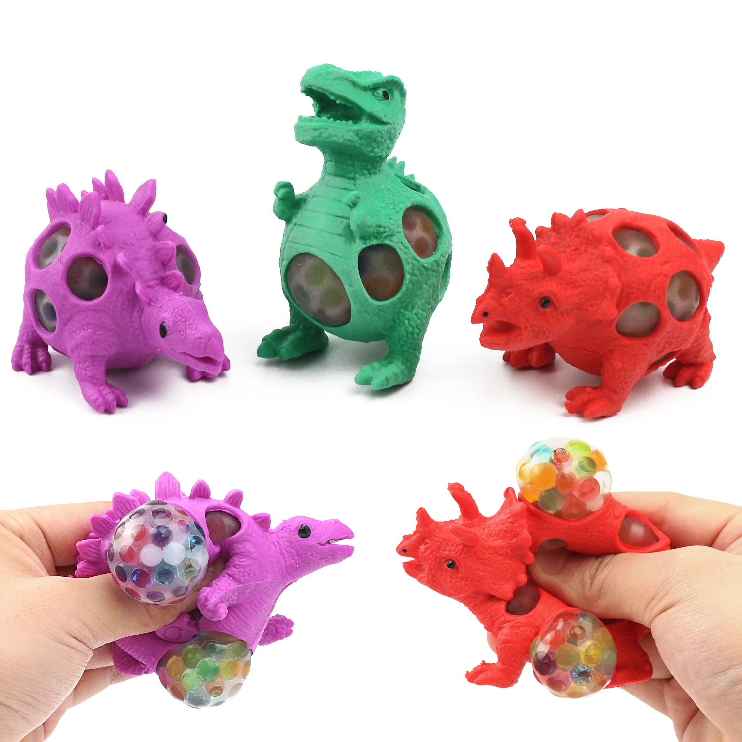 Venting-Dinosaurs-Squeezing-and-Squeezing-Grape-Beads-Ball-Tricking-to ...