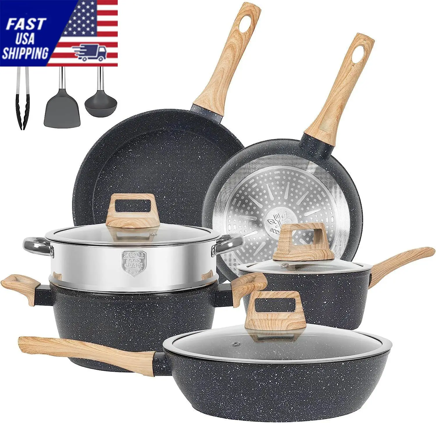 12-Piece Nonstick Cooking Set – Chef Choice Depot