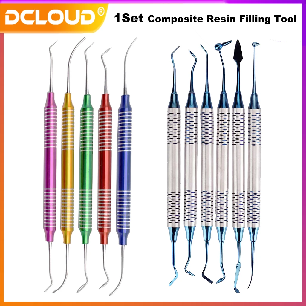 Dental-Composite-Resin-Filling-Set-Spatula-Aesthetic-Restoration-Resin ...