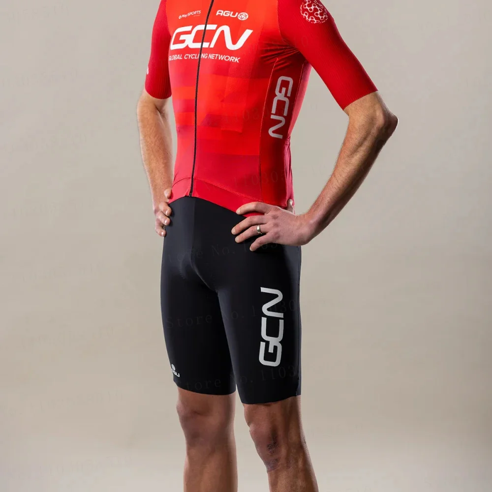 2024 GCN Team Cycling Jersey Set Summer Breathable Road Bicycle Suit ...
