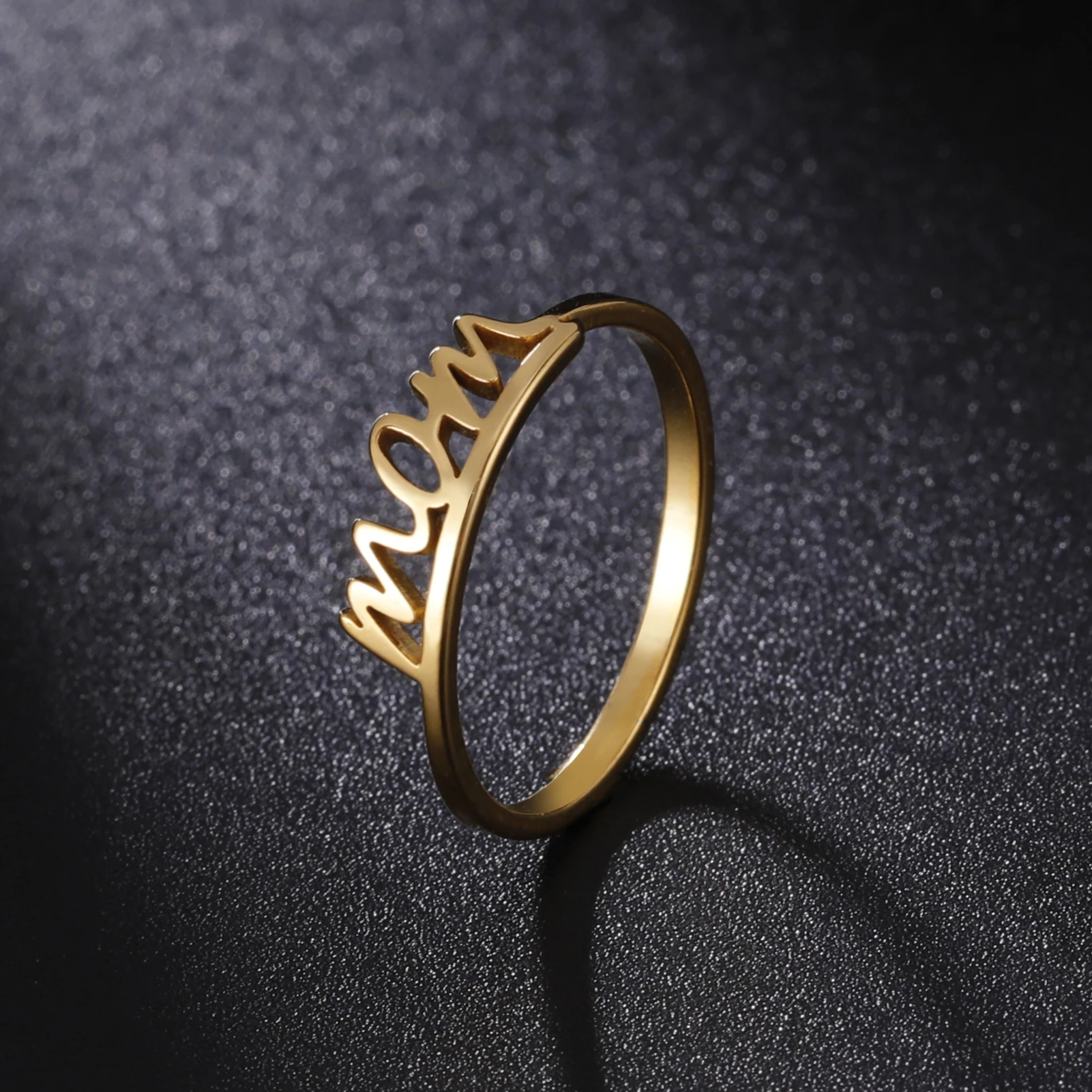 Amaxer-Stainless-Steel-Letter-Word-Mom-Rings-for-Women-Girl-Mother-s ...