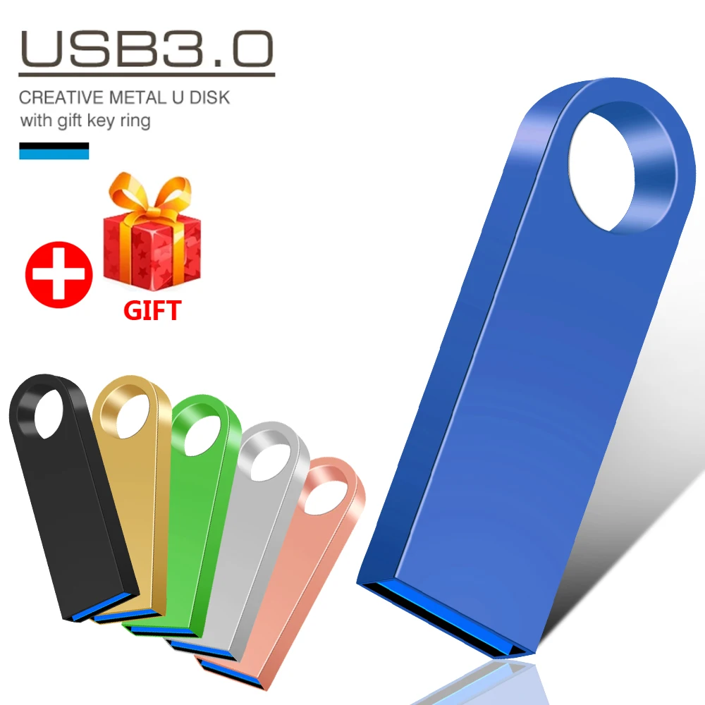 Metal 3.0 USB Flash Drive 64GB Pen Drive creative USB Stick 3. 0 Flash ...