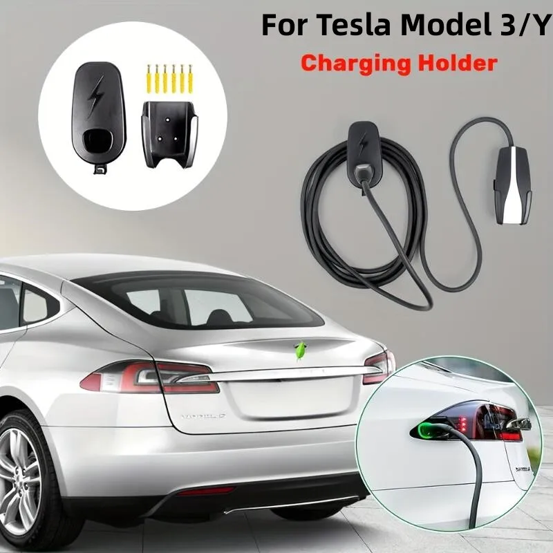 Car-Charger-Adapter-Holder-Wall-Mount-Connector-Cable-Organizer-Bracket ...