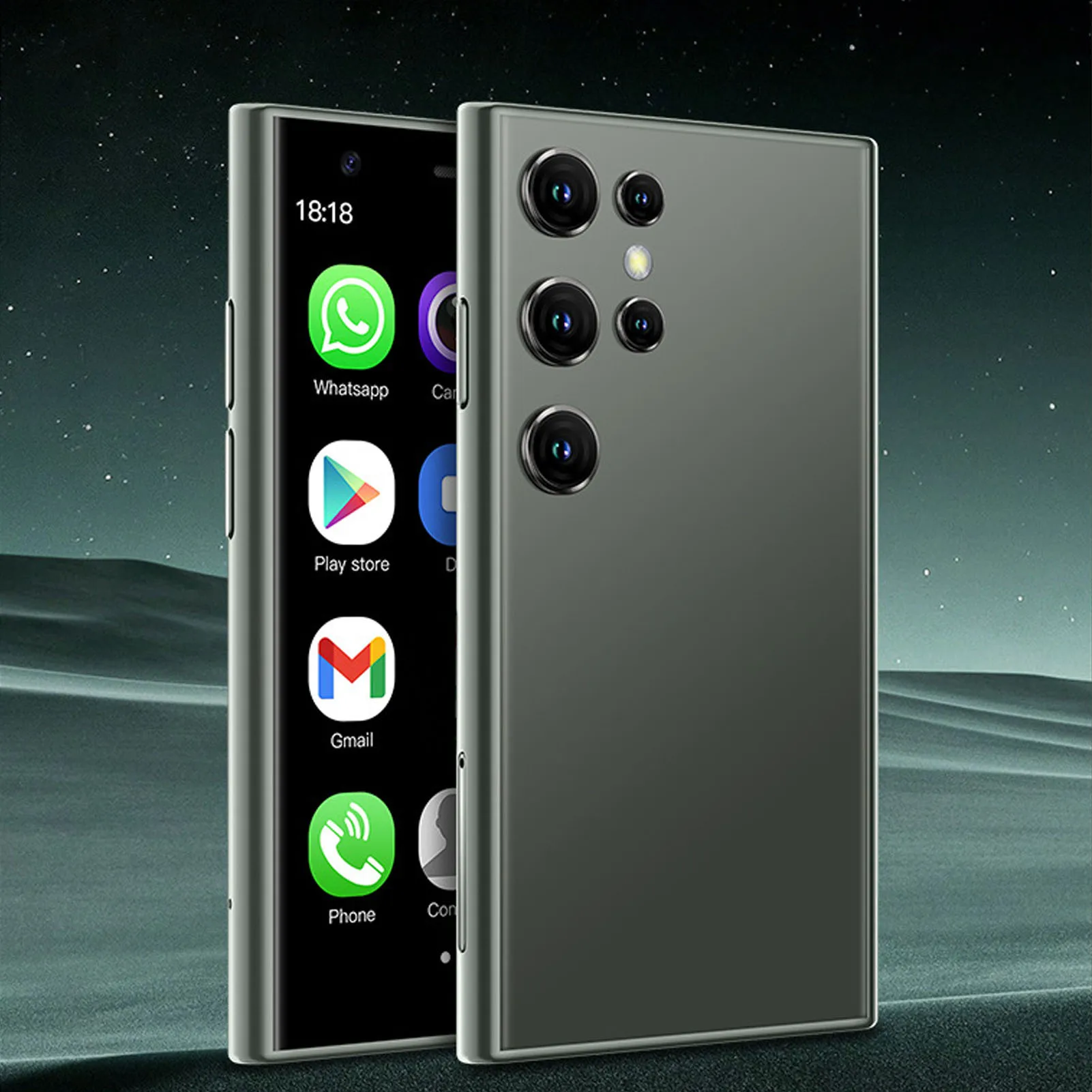 Mini-Phone-3D-Glass-Ultra-Thin-Mini-Smartphone-0-3MP-Front-2MP-Rear ...