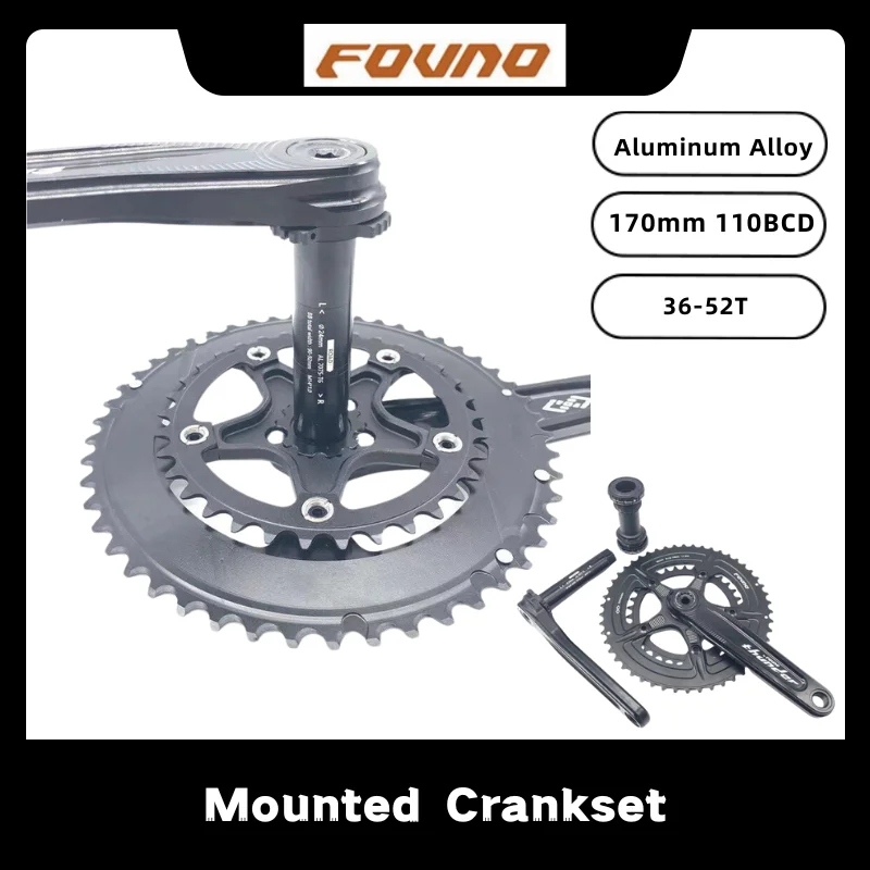 FOVNO-170MM-Road-Bike-Crankset-With-110BCD-Aluminum-Alloy-CNC-Disk-36 ...