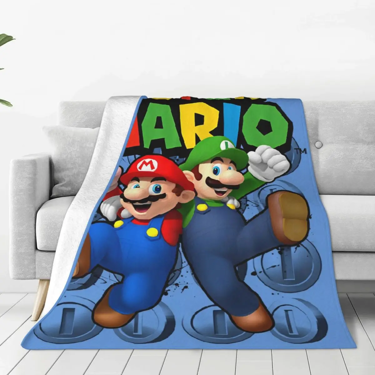 Super-Mario-Bros-Cartoon-Game-Blankets-Anime-Action-Flannel-Novelty ...