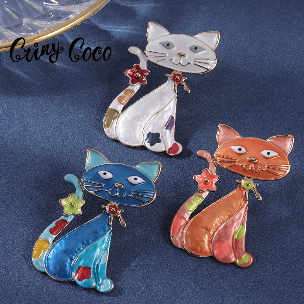 Cring-Coco-Cute-Cat-Brooch-Pin-Pins-Jewelry-Trendy-Women-s-Cartoon ...