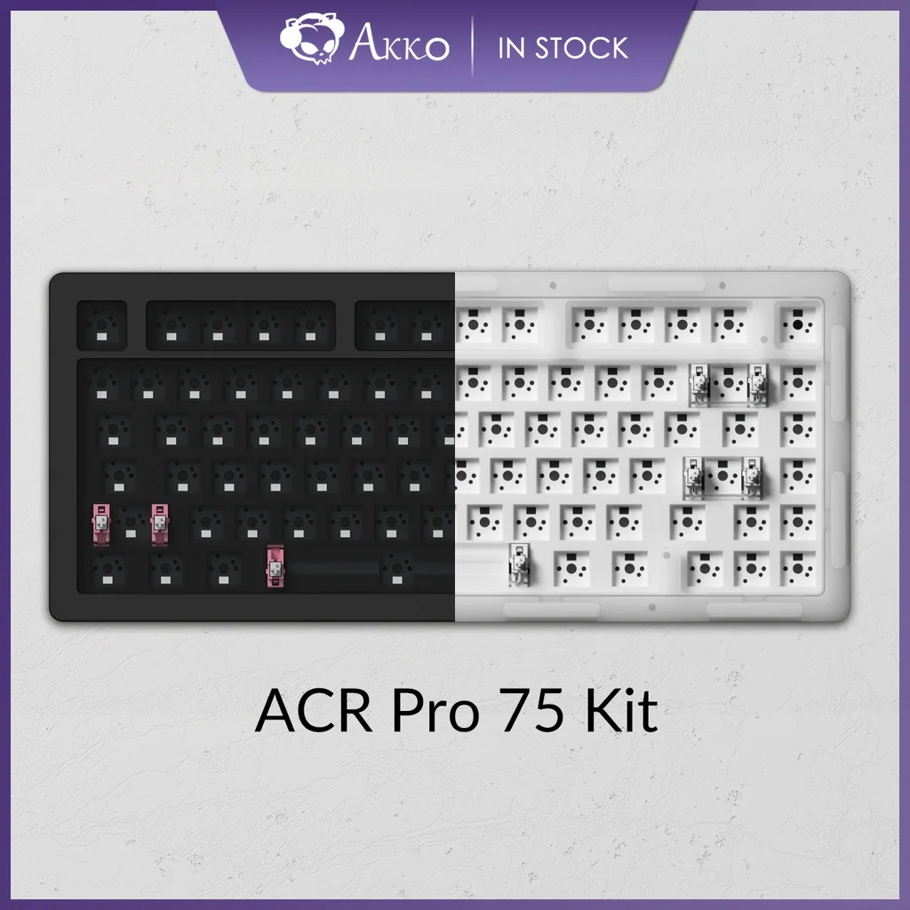 Akko Acr Pro 75 Diy Kit Custom Keyboard Rgb Backlit Hot-swappable ...