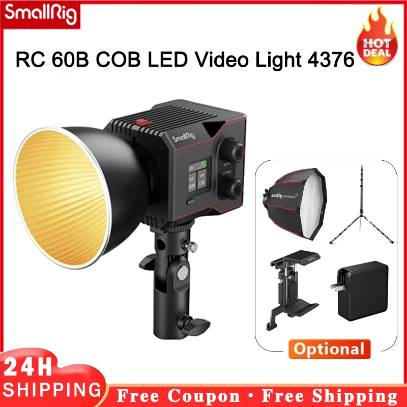 SmallRig-RC60B-RC-60B-2700K-6500K-LED-Video-Photography-Light-60W-with ...