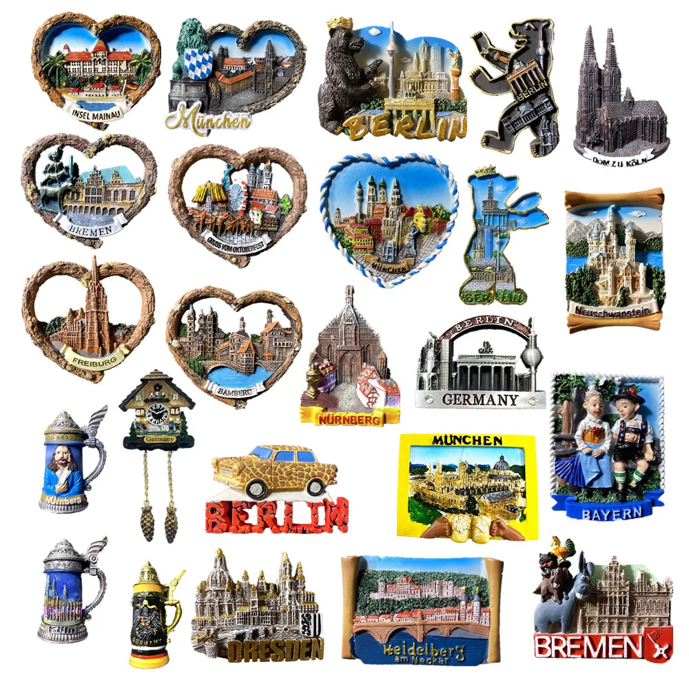 3D-Germany-Fridge-Magnets-Tourism-Souvenir-Refrigerator-Magnetic ...