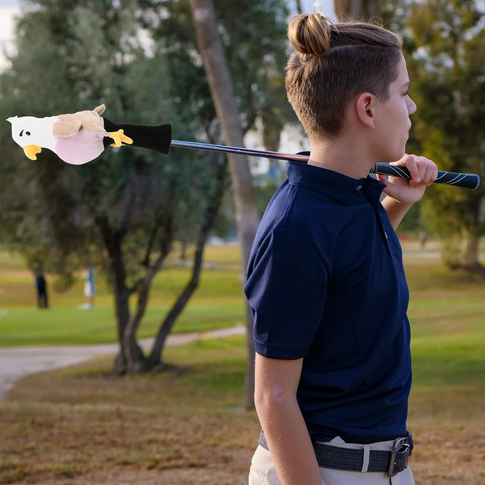 Golf Club Cover Putter Golfs Head Sleeve for Cartoon Headcover Pole ...